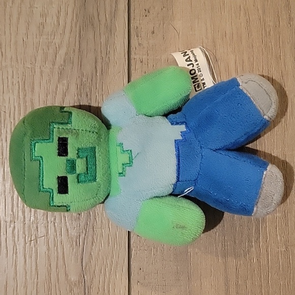 Minecraft | Toys | Minecraft Creeper Zombie Steve 7 Plush | Poshmark
